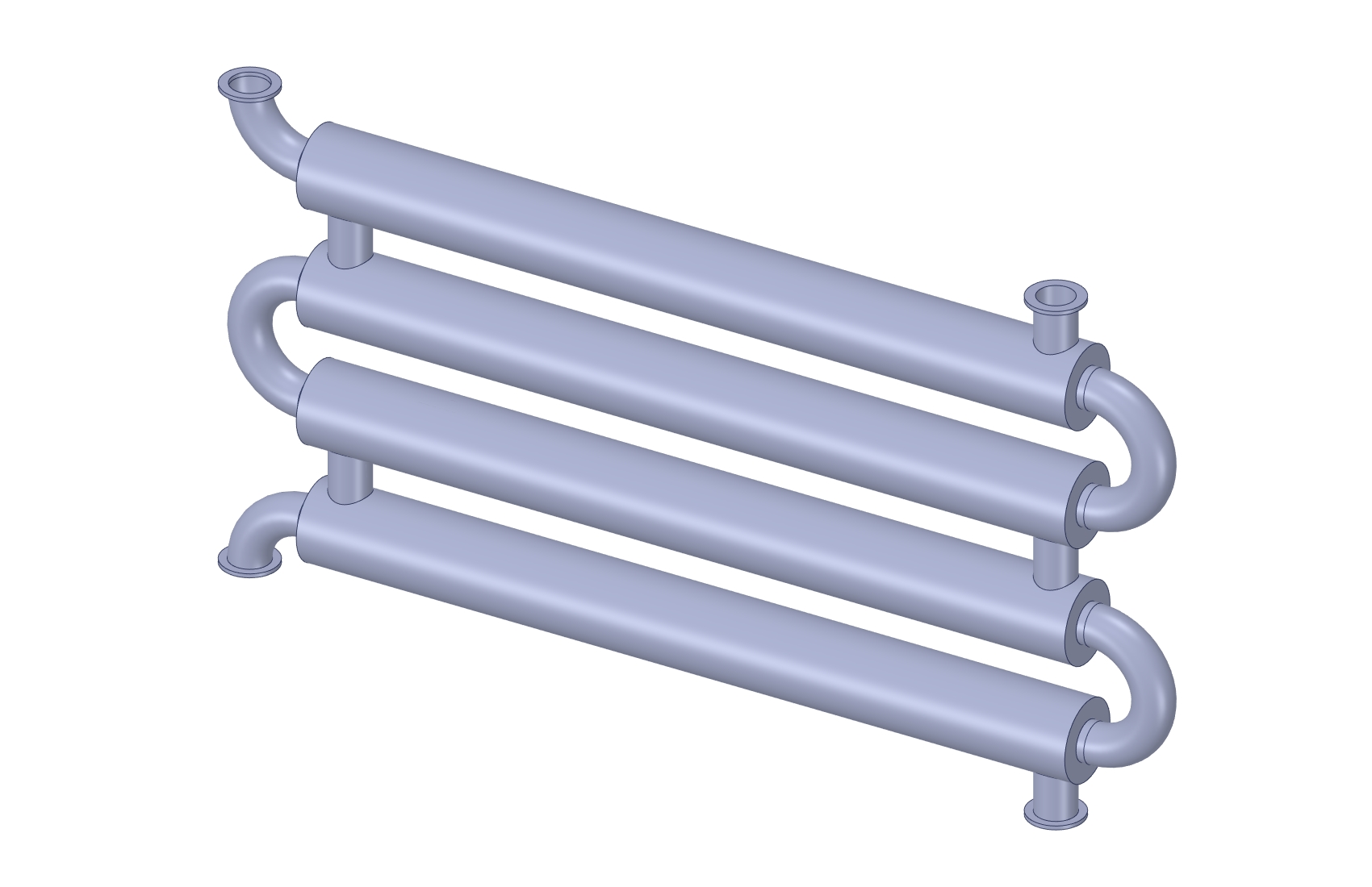 Double Pipe Heat Exchanger – Fluent Engineering Solutions: CFD Specialists